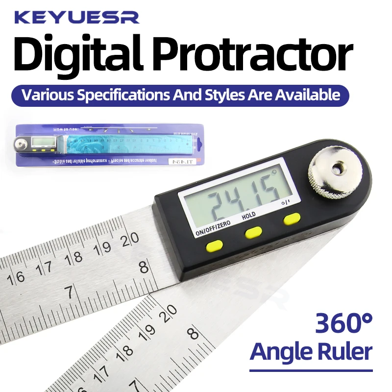 Digital Protractor Angle Ruler Digital Goniometer Electronic Angle ...