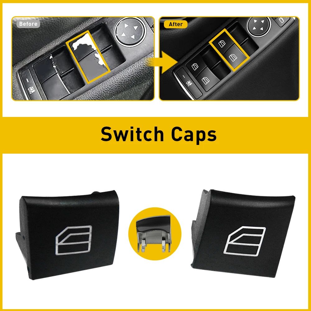 2Pcs-AUTO-Window-Switch-Repair-Button-For-Mercedes-Benz-ML350-R320-X164 ...