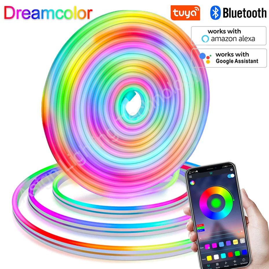 Dreamcolor-LED-Neon-Strip-12V-RGBIC-Neon-Rope-Light-Waterproof-Chasing ...