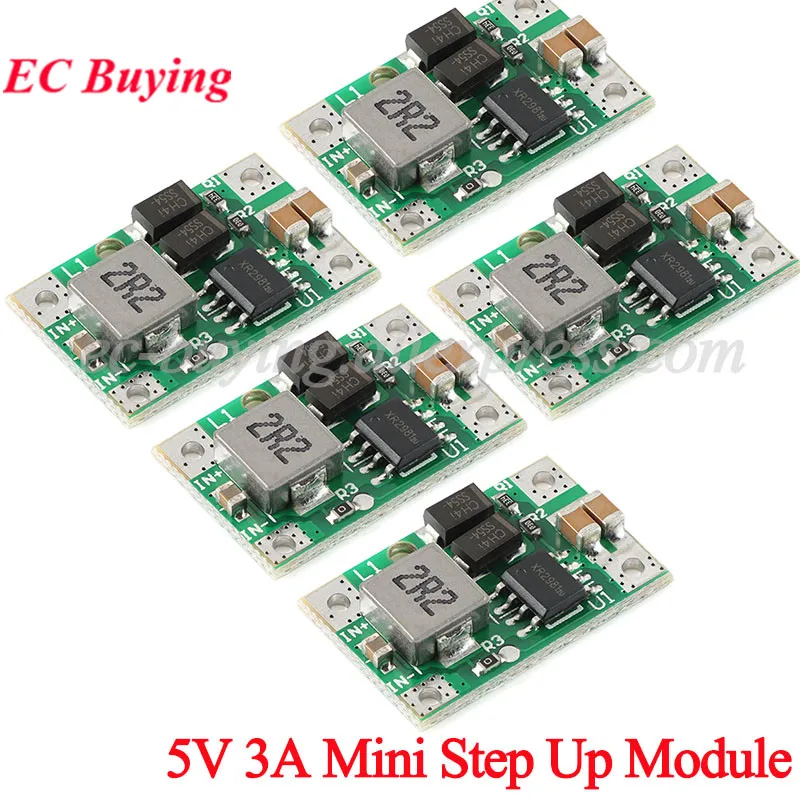 5Pcs-1pc-DC-5V-3A-Mini-Step-Up-Boost-Power-Module-High-efficiency-3-7V ...