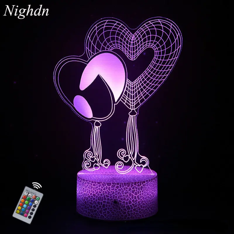 Love-Couple-3D-Nightlight-Creative-Gift-Colorful-LED-Table-Lamp-Love ...