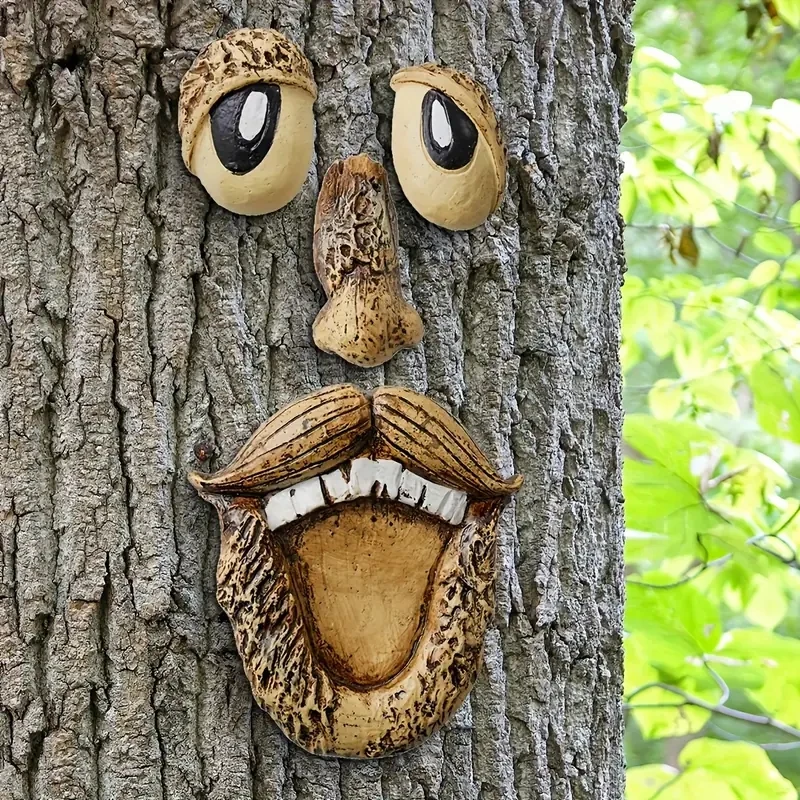 1-3-5Pcs-Tree-Trunk-Five-Senses-Ornaments-Tree-Eye-Organ-Set-Outdoor ...