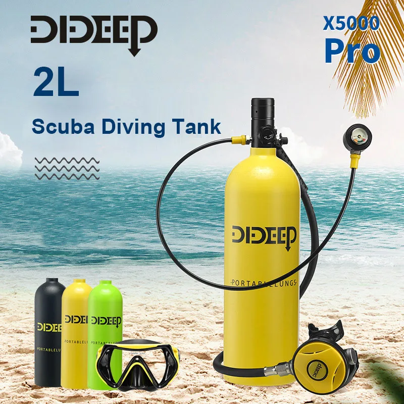DIDEEP-2L-Scuba-Diving-Tank-Upgrade-Pressure-Gauge-Diving-Vest-Bag ...