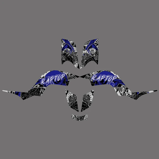 RAPTOR 660 GRAPHICS YFM660R STICKERS DECALS STICKER GRAPHIC KIT DECAL ...
