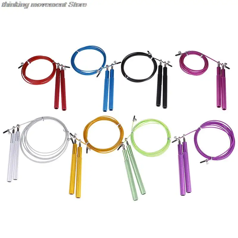 Adjustable-Fitness-Workout-Training-Jump-Rope-Universal-ExerciseSteel ...