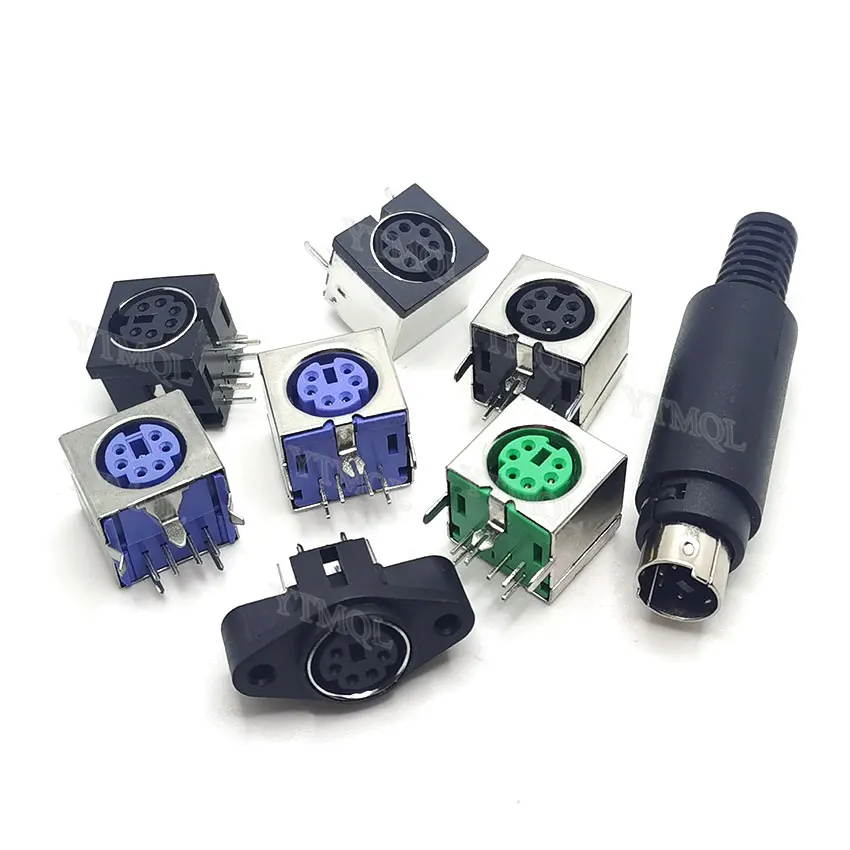 PS2-Keyboard-Socket-PS-2-6-Pin-Male-Female-Socket-Jack-Connector-On-PCB ...