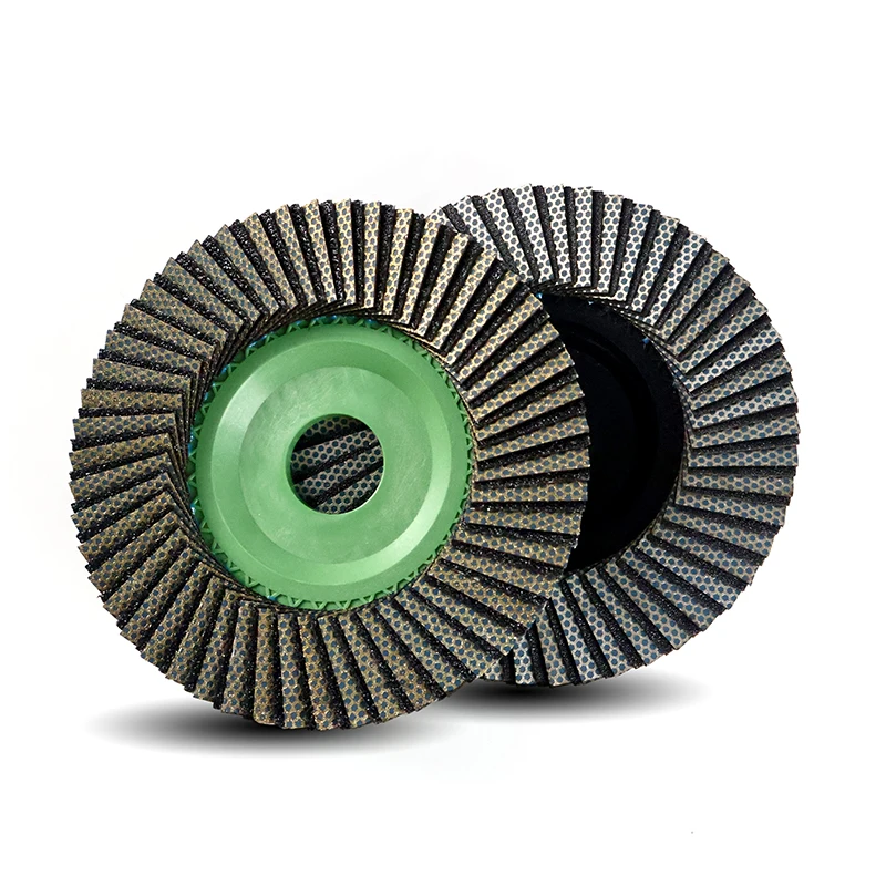 Rueda de disco de aleta galvanizada de diamante, 4,5 pulgadas, 115mm ...