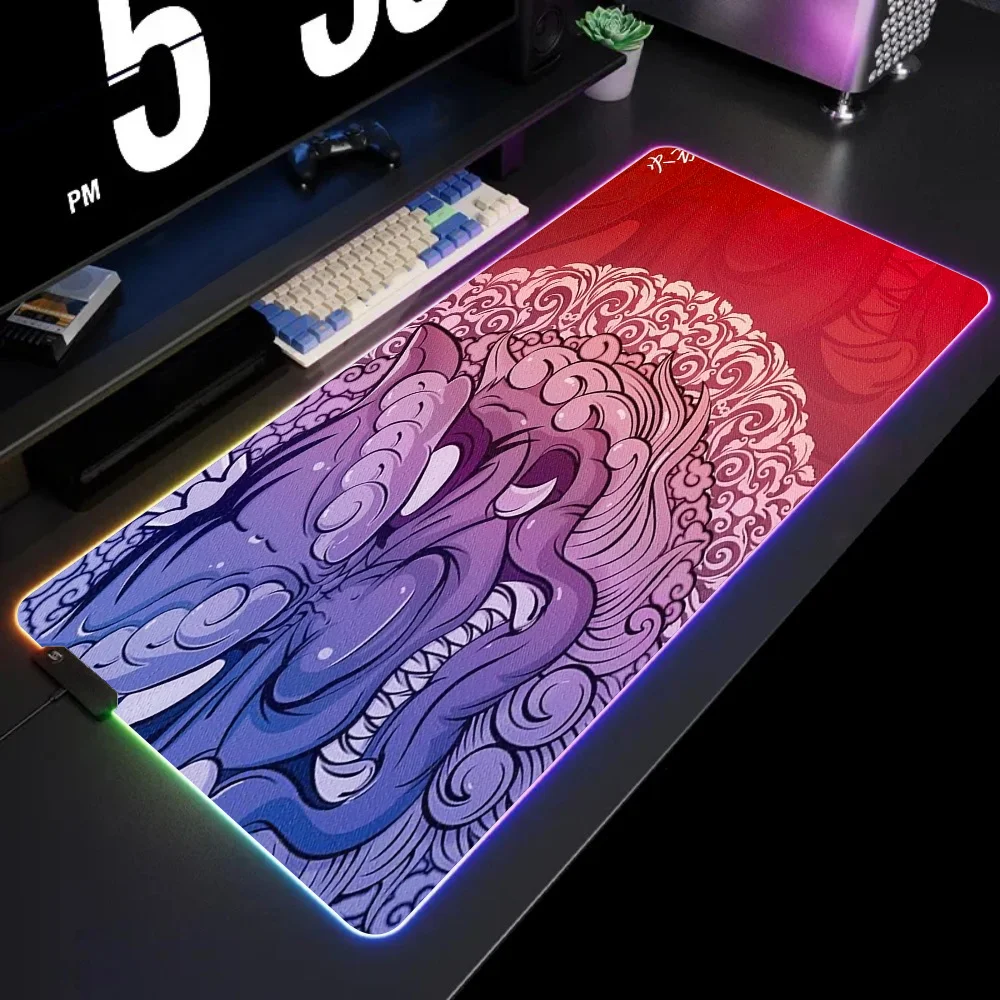 E-sports-Tiger-Anime-Mouse-Pad-Gamer-Deskmat-Gaming-Mouse-Mat-grandes ...