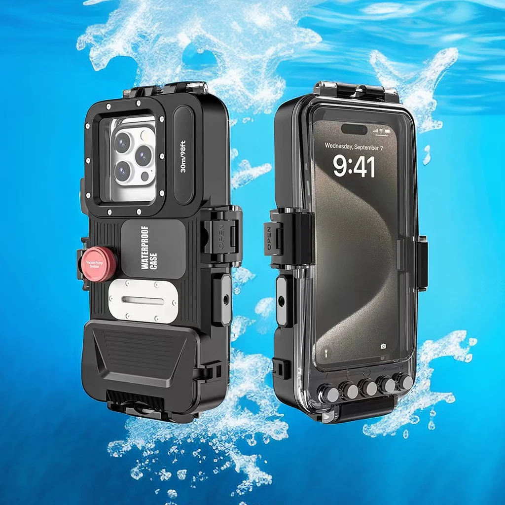 2024-New-30M-Bluetooth-Diving-Waterproof-Housing-Photo-Video-Taking ...