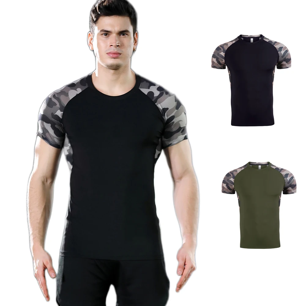 Compression-Gym-Sportswear-Running-Camouflage-Men-s-t-Shirt-Short ...