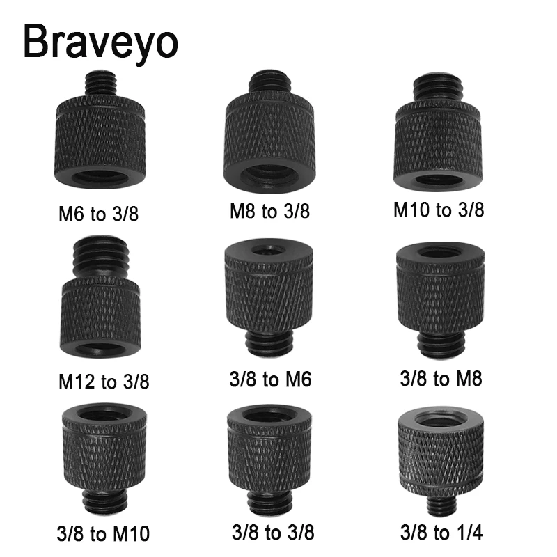 Camera-Adapter-Screw-3-8-to-M6-M8-M10-M12-Inch-Photography-Screw-Tripod ...