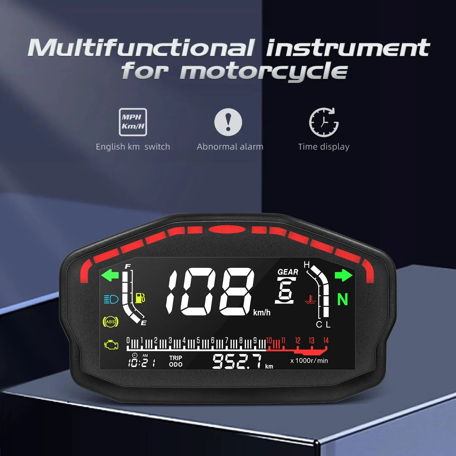 Universal-RPM-Motorcycle-Meter-GPS-Speedometer-Digital-Odometer ...