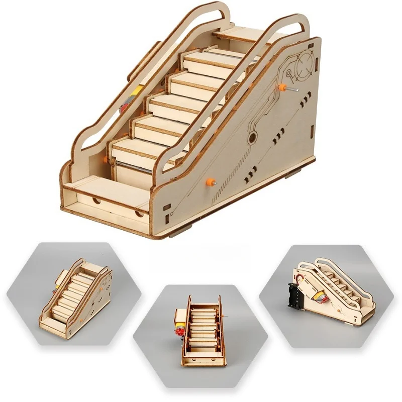 DIY Science Project Model Electric Escalator Model Development Toy ...