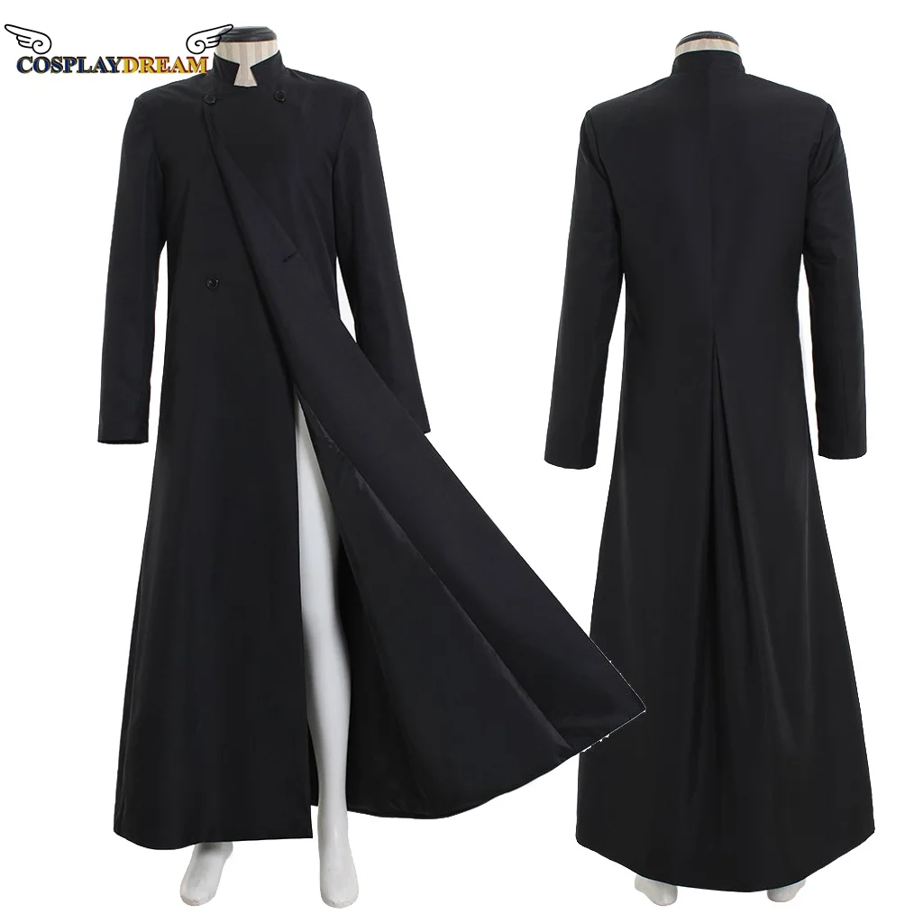 Men's Double Breasted Minister Choir Cassock Robe Clergy Pulpit Long ...