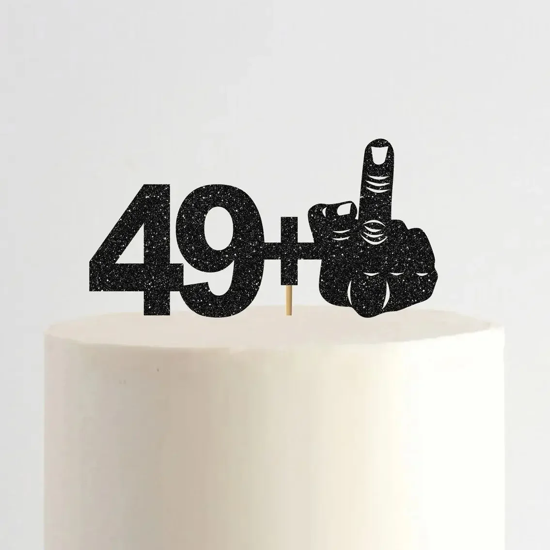 49-1-Middle-Finger-Cake-Topper-Funny-50th-Birthday-Cake-Topper-50th ...