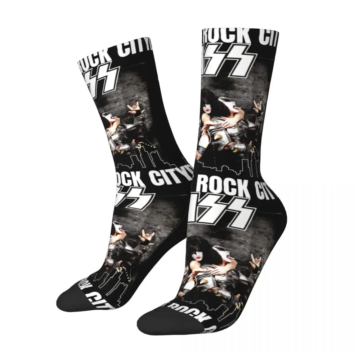 Fashion-Male-Men-Socks-Hip-Hop-Kiss-Band-Detroit-Rock-City-Sock-Sport ...