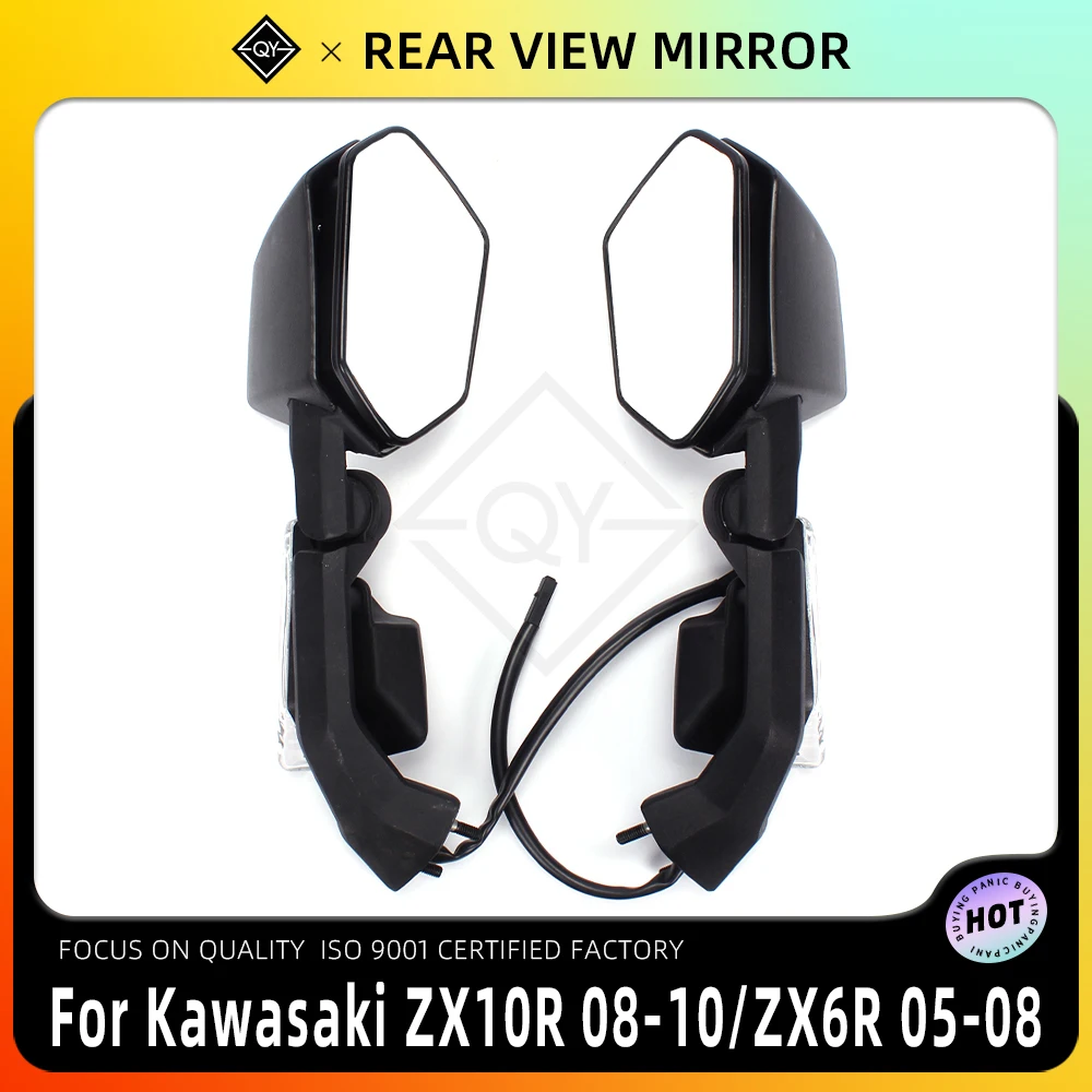 LQYL-Motorcycle-Side-Rear-View-Mirrors-Mirror-With-Turn-Signal-For ...