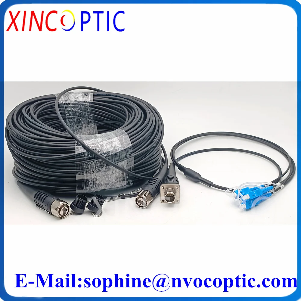 4C ODC-ODC ODC-LC 100M Fiber Cable Connector,4Core SM ODC M to ODC Male ...