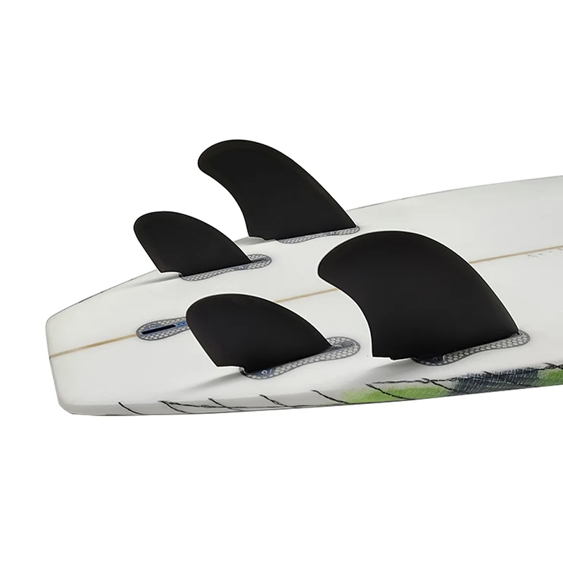 UPSURF FCS II RM Quad Fins Performance Surfboard Fins Black Big ...