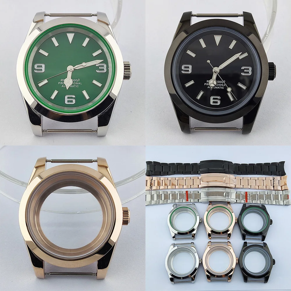 39mm Case Stainless Steel Nh35 | Watch Case 33mm Dial | Watch Case ...