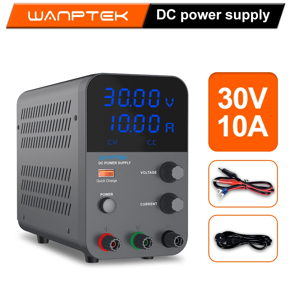 Wanptek-Adjustable-DC-power-supply-30V-10A-60V-5A-120V-3A-Lab ...