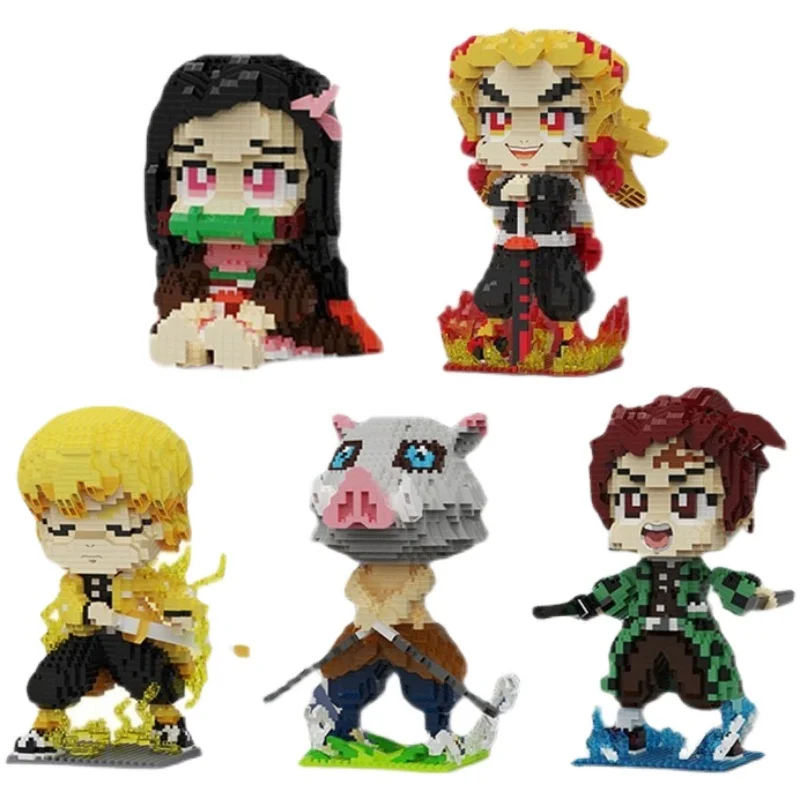 Hot-Japan-Anime-Demon-Slayer-Building-Blocks-Kimetsu-No-Yaiba-Kamado ...