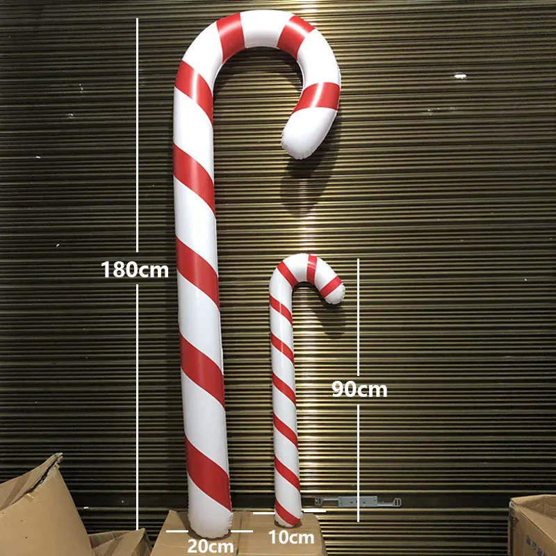 2024-riesige-Weihnachts-dekoration-aufblasbare-Weihnachts-stangen ...