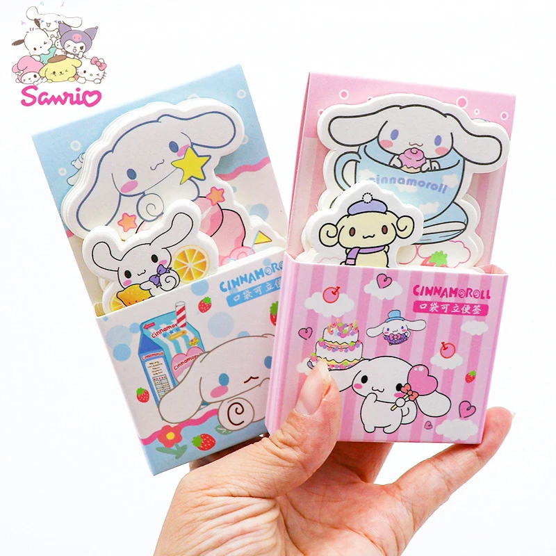 New-Sanrio-Note-Paper-16pcs-Cinnamoroll-Kuromi-Memo-Message-Cartoon ...