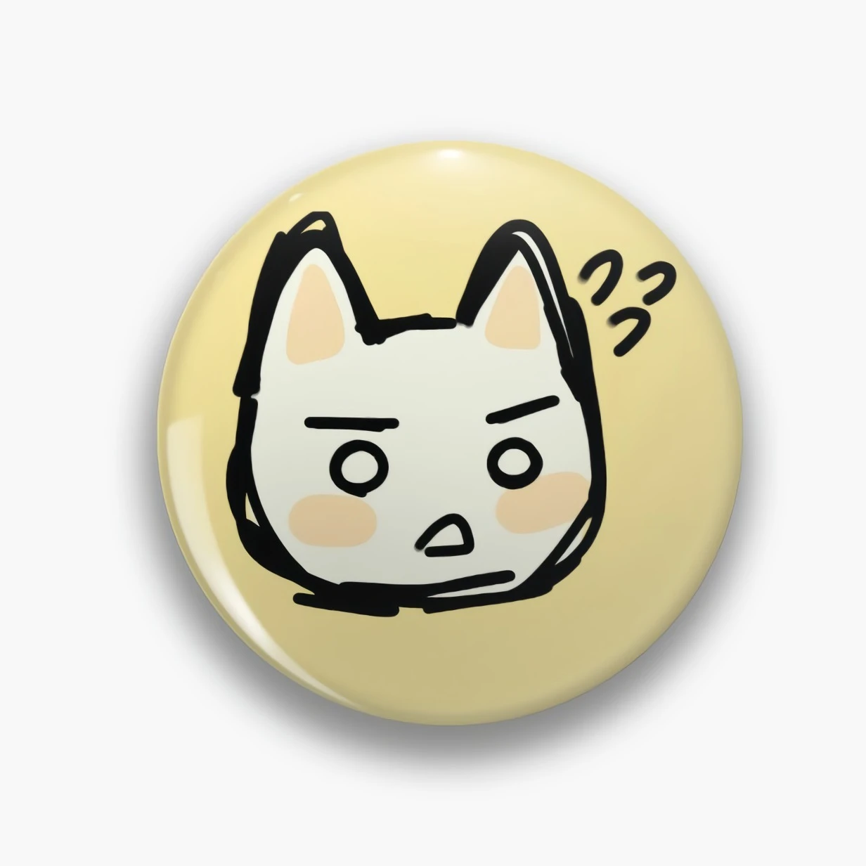 Toro Inoue Cat Kawaii Badge Soft Button Lapel Anime Pin Decor Brooch ...