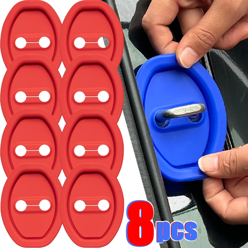 Universal-Car-Door-Mute-Shock-Absorbing-Pad-Silicone-Doors-Lock-Buckle ...