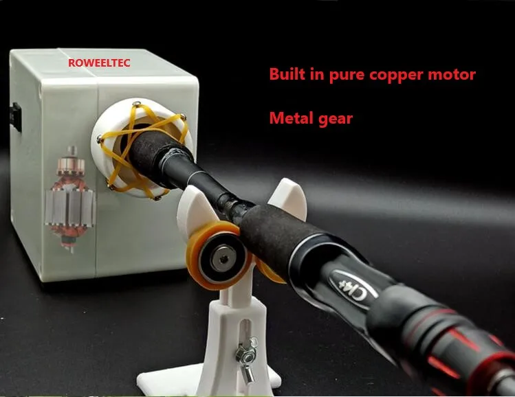 Portable Professional Fishing Rod Building Winding Elctric Drive ...
