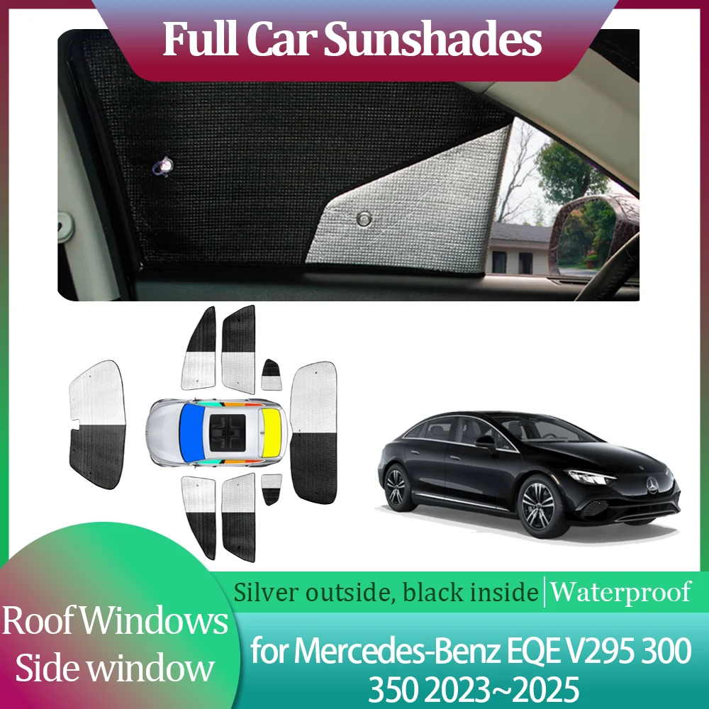 Car Sunshades for Mercedes-Benz EQE V295 300 350 2023~2025 Roof Windows ...