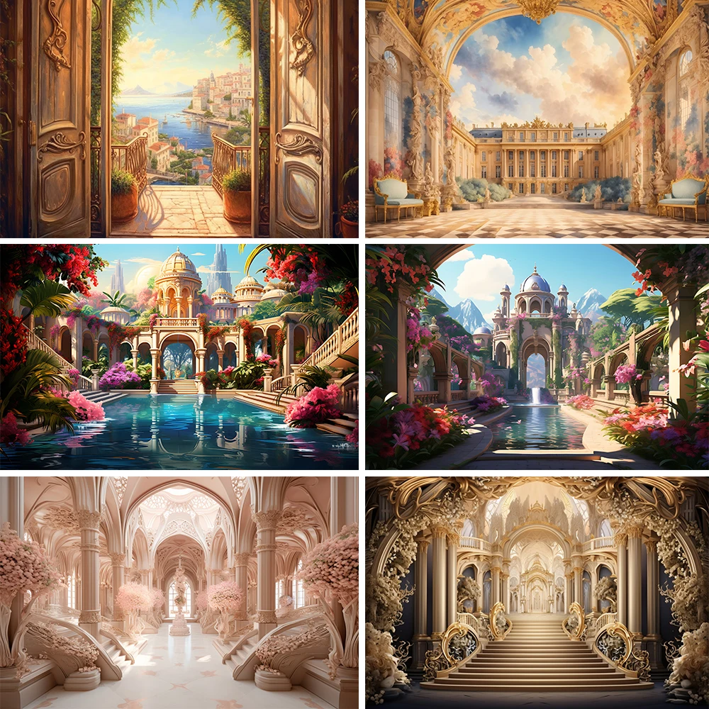 Beenle-Photography-Background-Luxury-Retro-Palace-Vintage-Castle-Hall ...