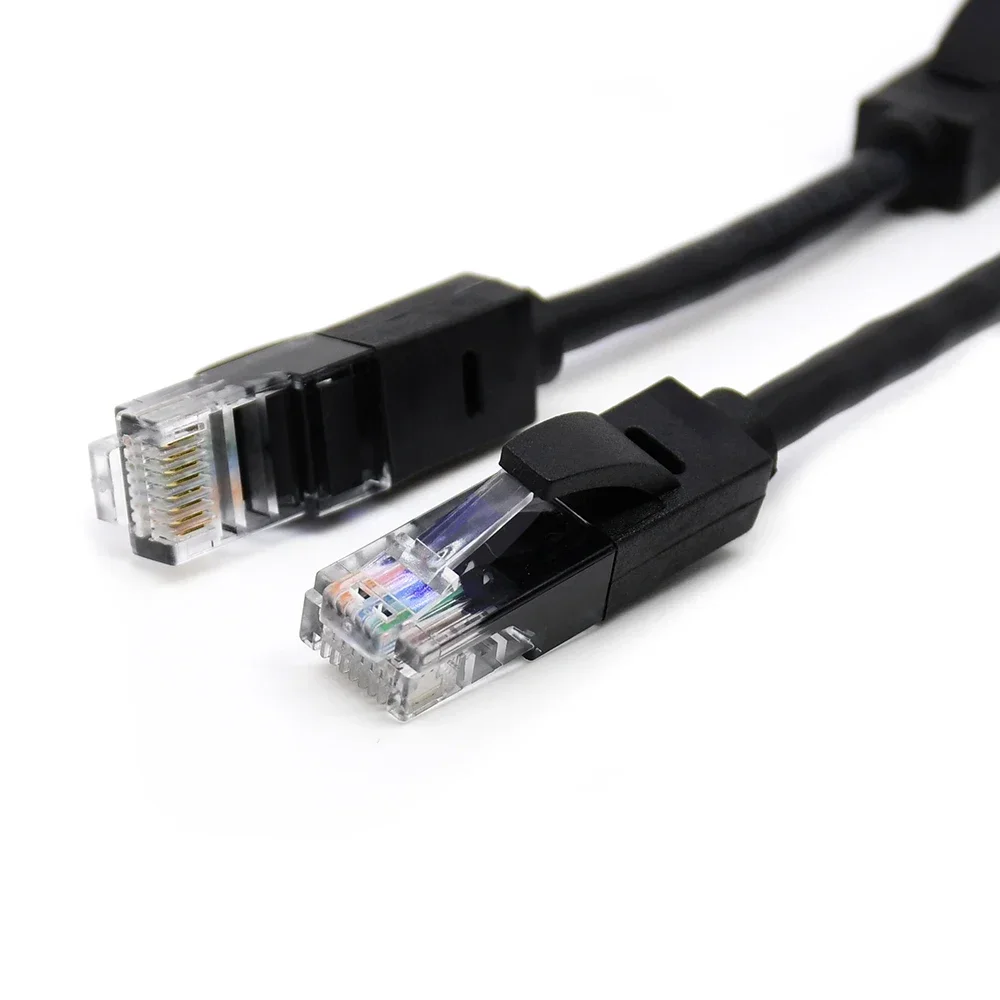 20 unids/lote cable Ethernet de red RJ45 Cat 5e cable UTP Cable corto ...