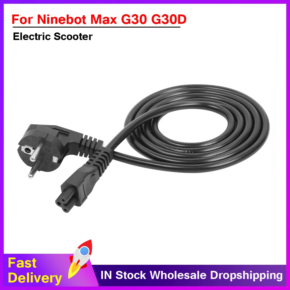 Electric Scooter Battery Charge Cable For Segway Ninebot MAX G30 G30D ...