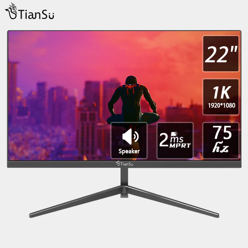 TIANSU-75hz-22-Computer-Monitor-IPS-FHD-1080P-22-inch-Desktop-Display ...