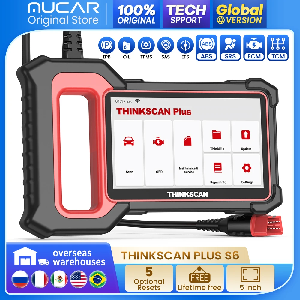 THINKCAR-Thinkscan-Plus-S5-S6-Automotive-OBD2-Scanner-car-diagnostic ...