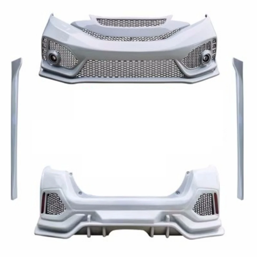 ABS-Material-Body-Kit-para-Honda-FIT-JAZZ-2014-19-Modificado-frente ...