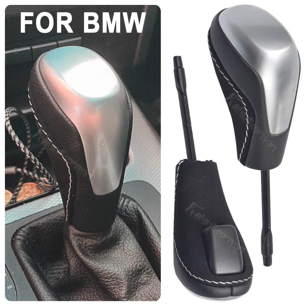 Automatic-Gear-Shifter-Knob-For-BMW-E81-E82-E87-E90-E92-E93-Lever-Stick ...