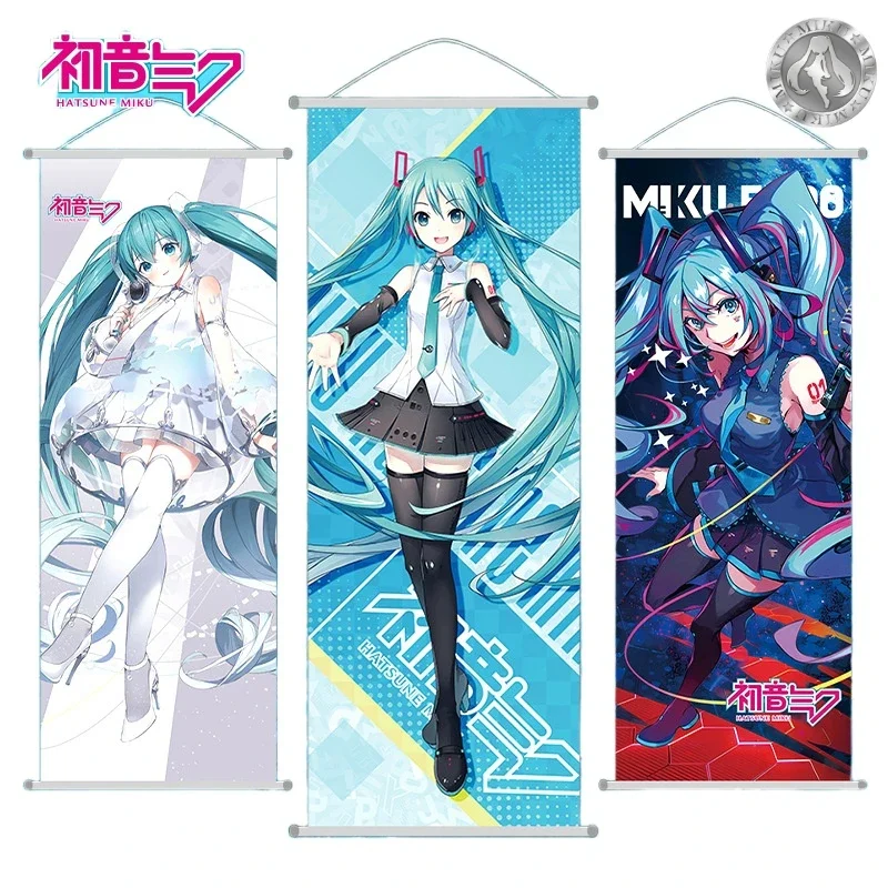 New-Bandai-Hatsune-Miku-2D-Peach-Skin-Scroll-Poster-Hatsune-Miku-Anime ...