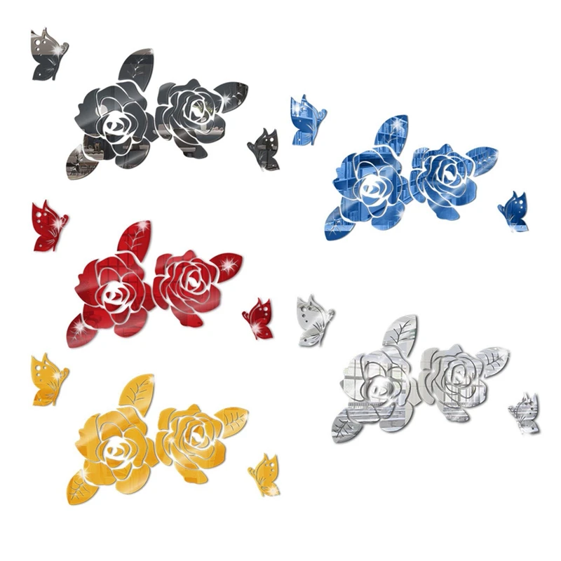 Fashion-Wall-Sticker-Delicate-Butterfly-Pattern-Acrylic-Sticker ...