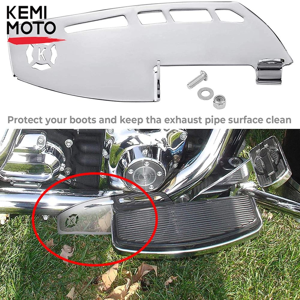 Motorcycle-Rider-Footboard-Heel-Guard-for-Road-Glide-Road-King-Electra ...