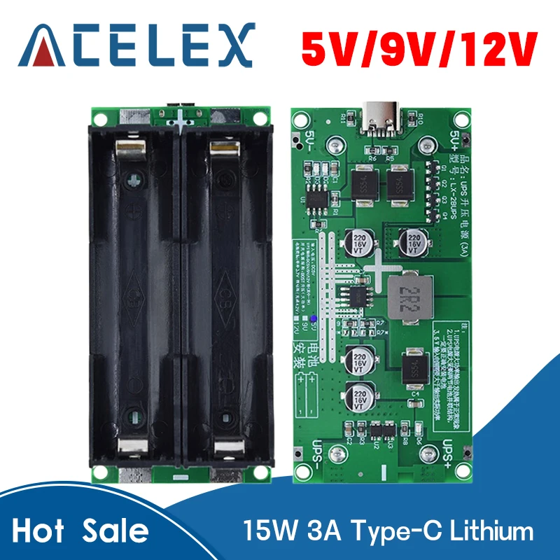 Type-C-15W-3A-18650-Lithium-Battery-Charger-Module-DC-DC-Step-Up ...