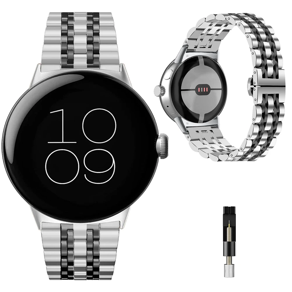 Compatible with Google Pixel Watch1/2 stainless steel strap, metal ...