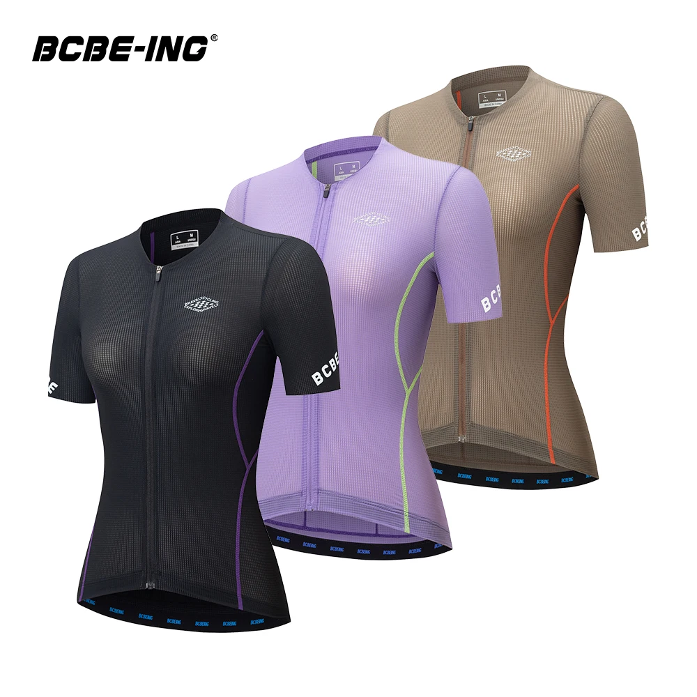 BCBE-ING Women Cycling Jersey Short Sleeve Lightweight Aero Smli Fit ...