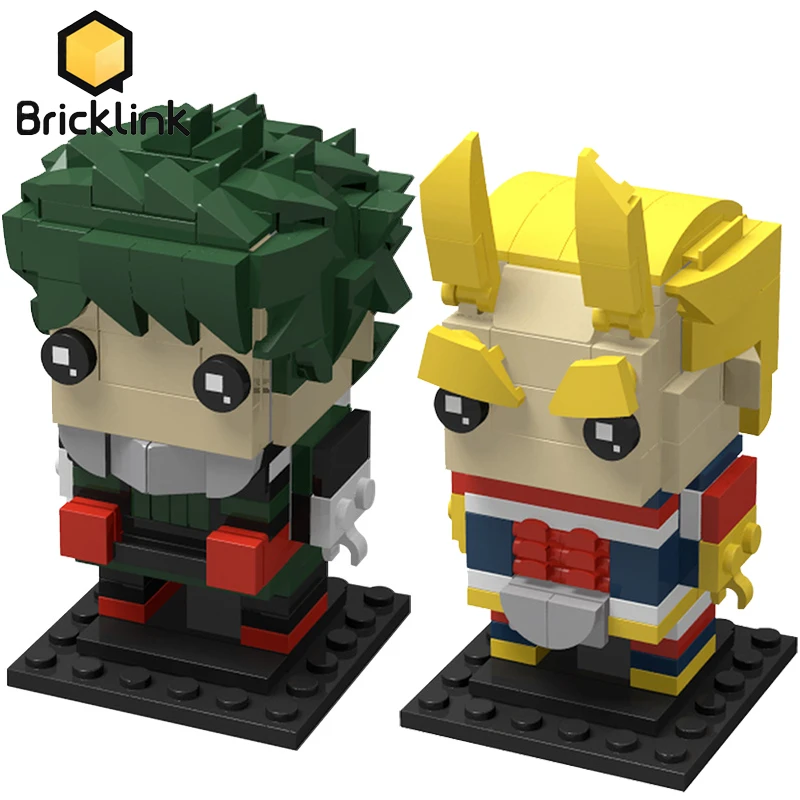 Bricklink Ideas Cartoon Anime Figures My Hero Academia Deku All Might ...