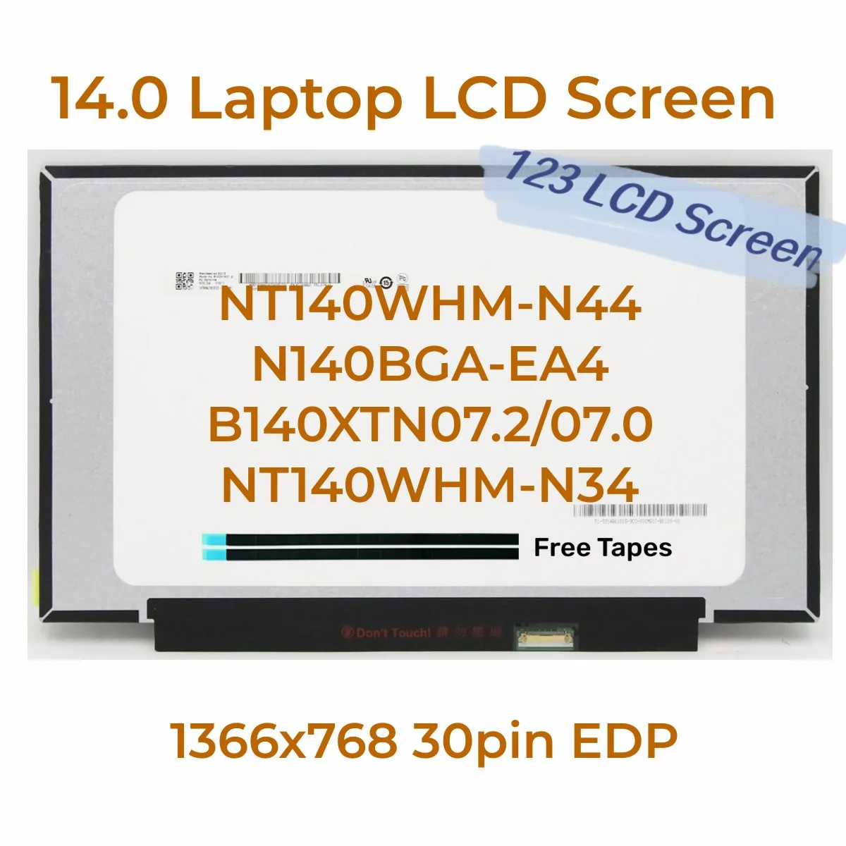 Original-14-inch-Laptop-Lcd-Screen-Lcd-Screen-NT140WHM-N44-N140BGA-EA4 ...