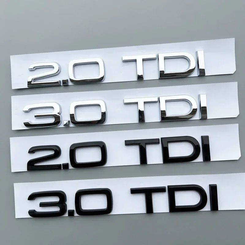 Car-3D-ABS-2-0-3-0-TDI-Letters-Logo-Badge-Emblem-Decals-Sticker-For ...