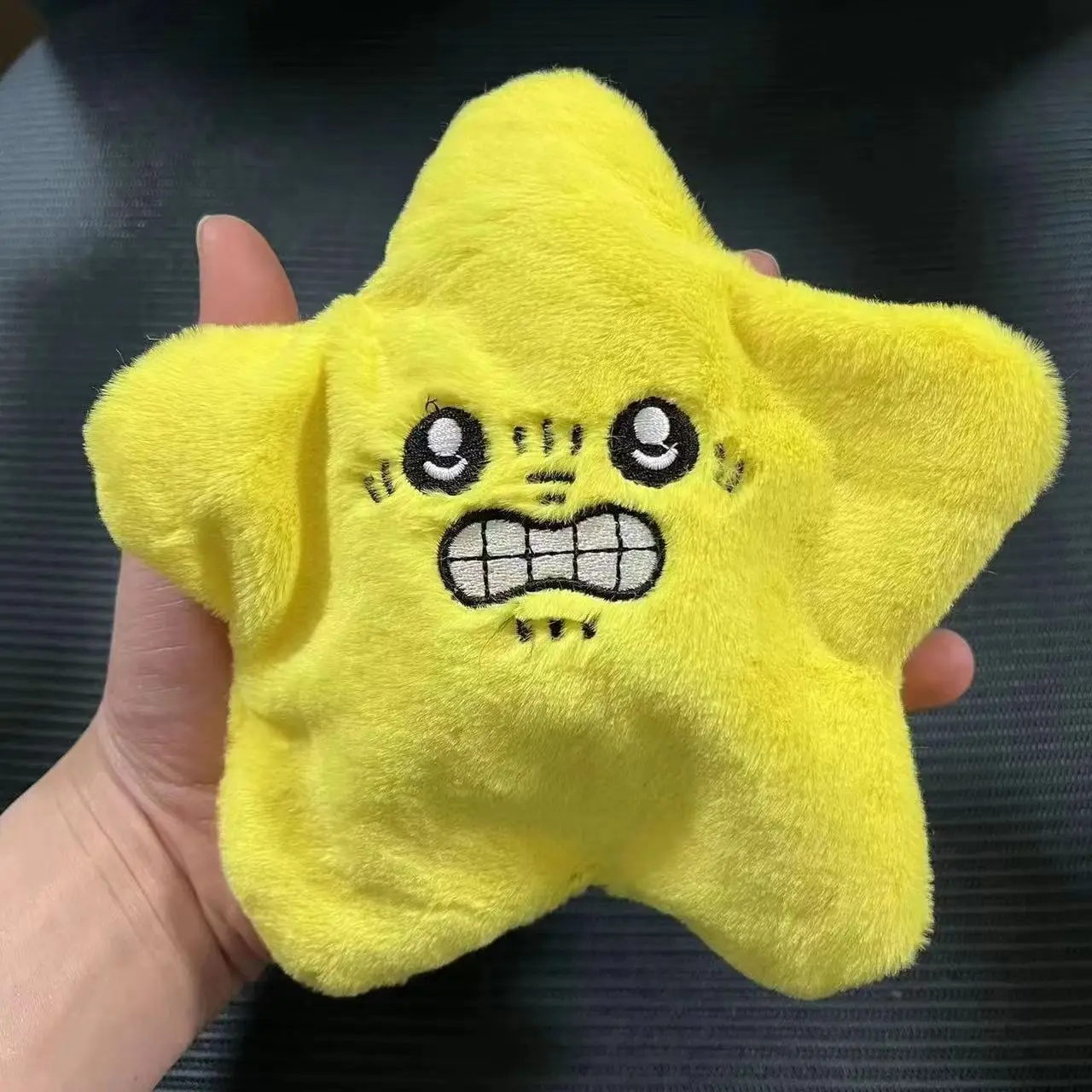Angry-Moving-Jumping-Star-Plush-Toy-Yellow-Pentagon-Heart-shaped ...