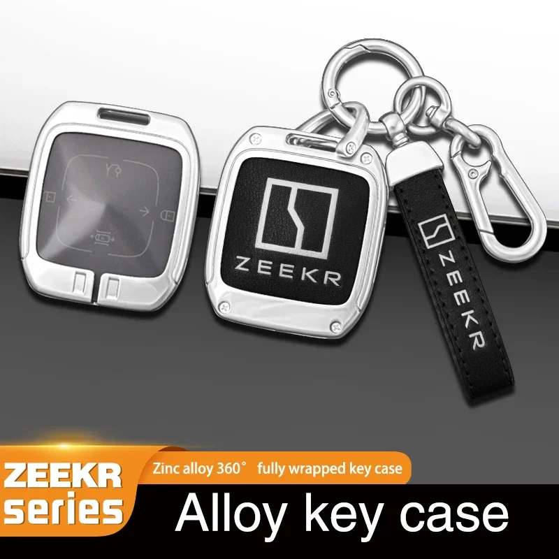 Zinc-alloy-leather-car-smart-remote-key-case-case-suitable-for-ZEEKR ...